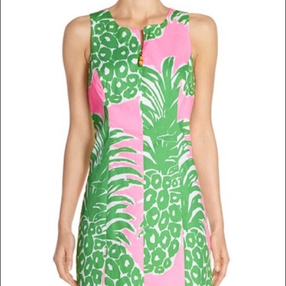 Lilly Pulitzer | Dresses | Lilly Pulitzer Pineapple Print Dress | Poshmark